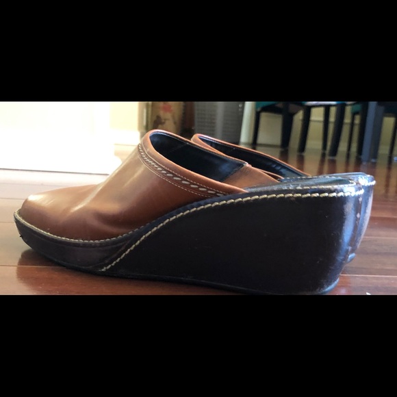 Cole Haan | Shoes | Cole Haan Cognac Mules | Poshmark